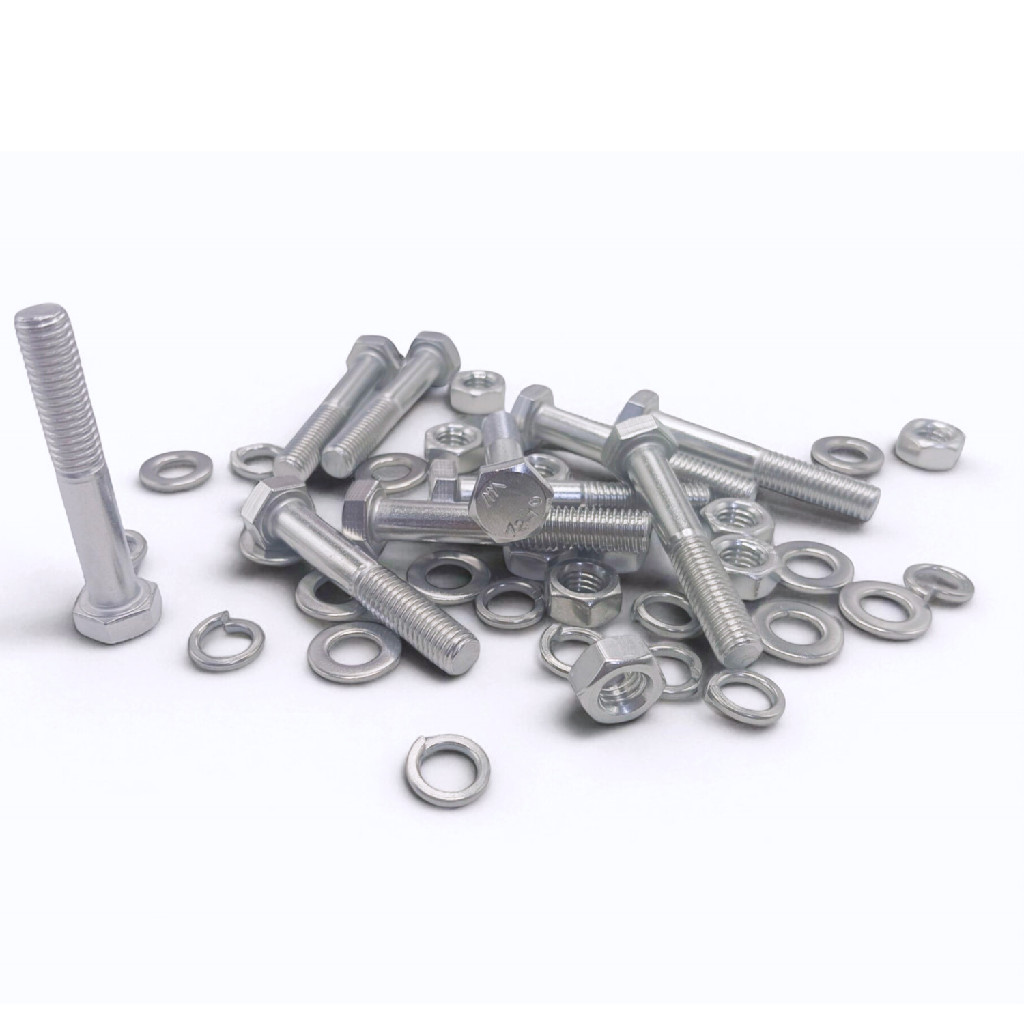 KIT 10 PARAFUSOS MEIA ROSCA PARCIAL SEXTAVADO INOX M8*60MM | Shopee Brasil