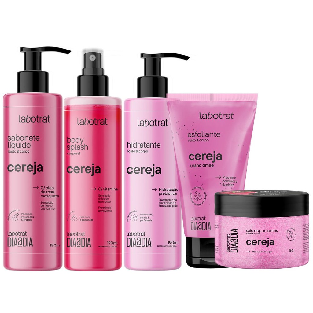 Kit Labotrat Cereja Dia a Dia | Shopee Brasil