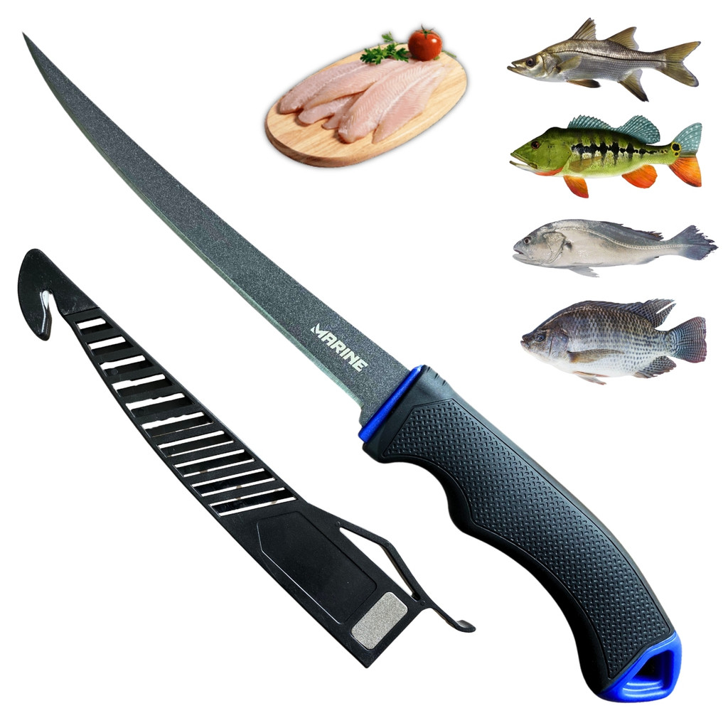 Faca Fileteira 29cm Mfk6c Lamina Inox 15cm Marine Sport Cabo ...