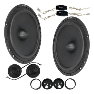 Kit 2 Vias Tweeter Crossover Alto Falante 6 Polegadas 4 Ohms Leson ...
