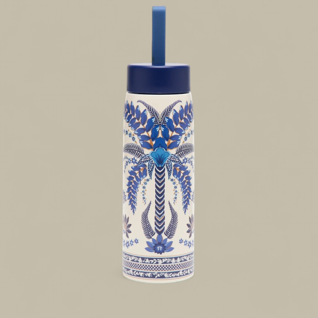 Garrafa Farm ETC Que Sede 750ml Encanto Tropical Azul Verão 25 | Shopee ...