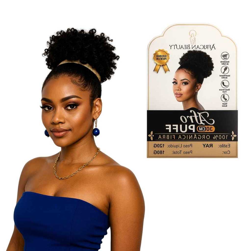 Aplique Afro Coque Ray Cacheado + volume 30cm African Beauty | Shopee ...