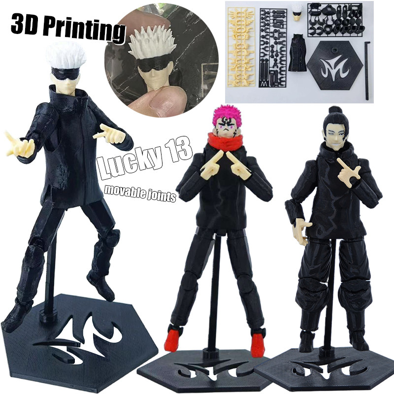 Ryomen Sukuna Nova Impressão 3d Sorte 13 Jujutsu Kaisen Figura De Ação ...