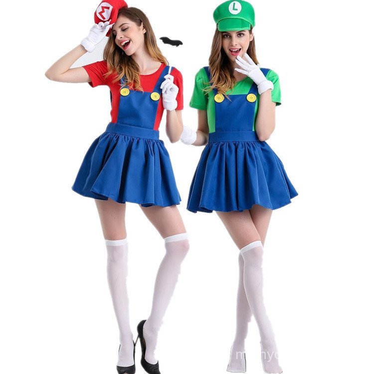 Fantasia de Halloween Mario Mario cosplay Anime Jogo Uniforme cosplay ...