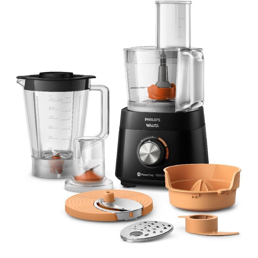 Multiprocessador Philips Walita Power Chop 1000w Preto 220V HR7304/90 ...