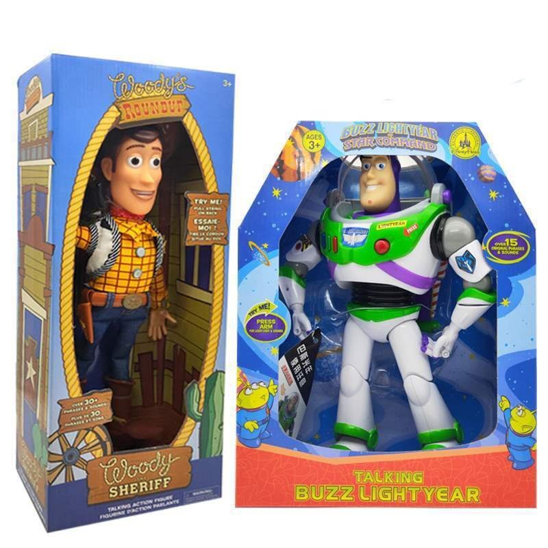 Toy Story 3 Brinquedo Buzz Lightyear Xerife Woody Jessie Sulley Buzz ...