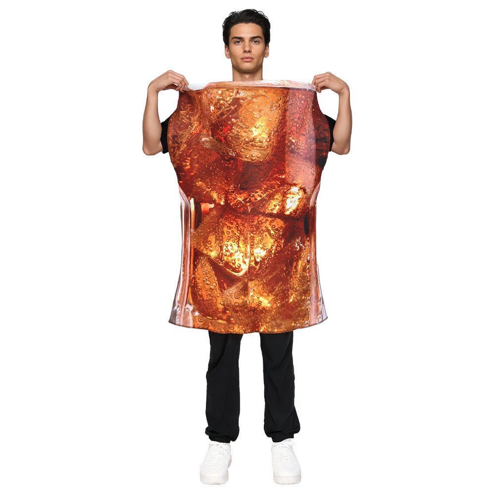 Novos Trajes De Palco De Halloween Coca Cola Cosplay Adulto Diversão E ...