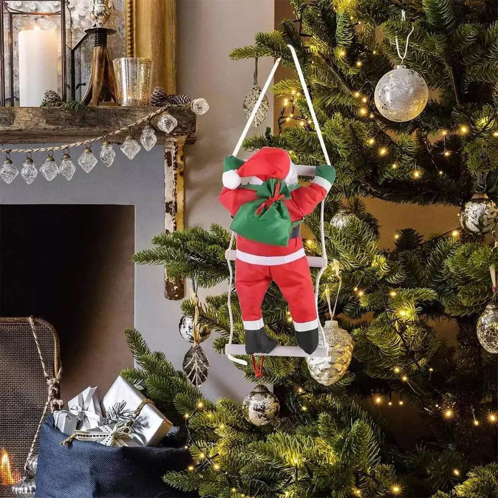 Papai Noel Escalador Decorativo de Natal na Escada (Escada simples/escada dupla) | Shopee Brasil