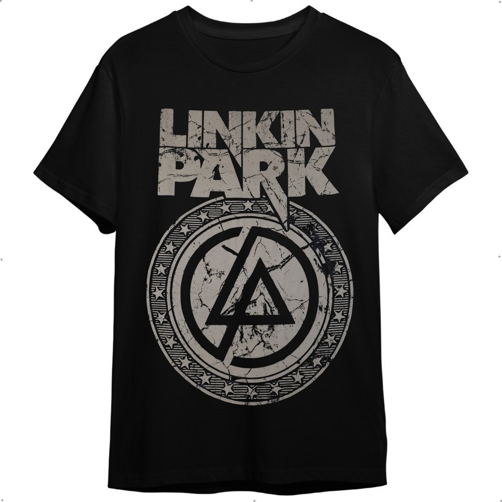 Camiseta Linkin Park II Preta Unissex Adulto Banda de Rock | Shopee Brasil