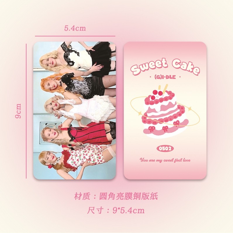 Gidle Photocard Coleção Estrela Mercadoria Suporte Canção Yuqi Ye ...