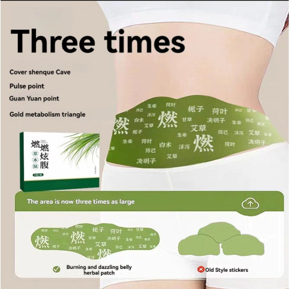 Artemísia Ervas Absinto Umbigo Emagrecimento Remendo 5 Pçs/Caixa ...