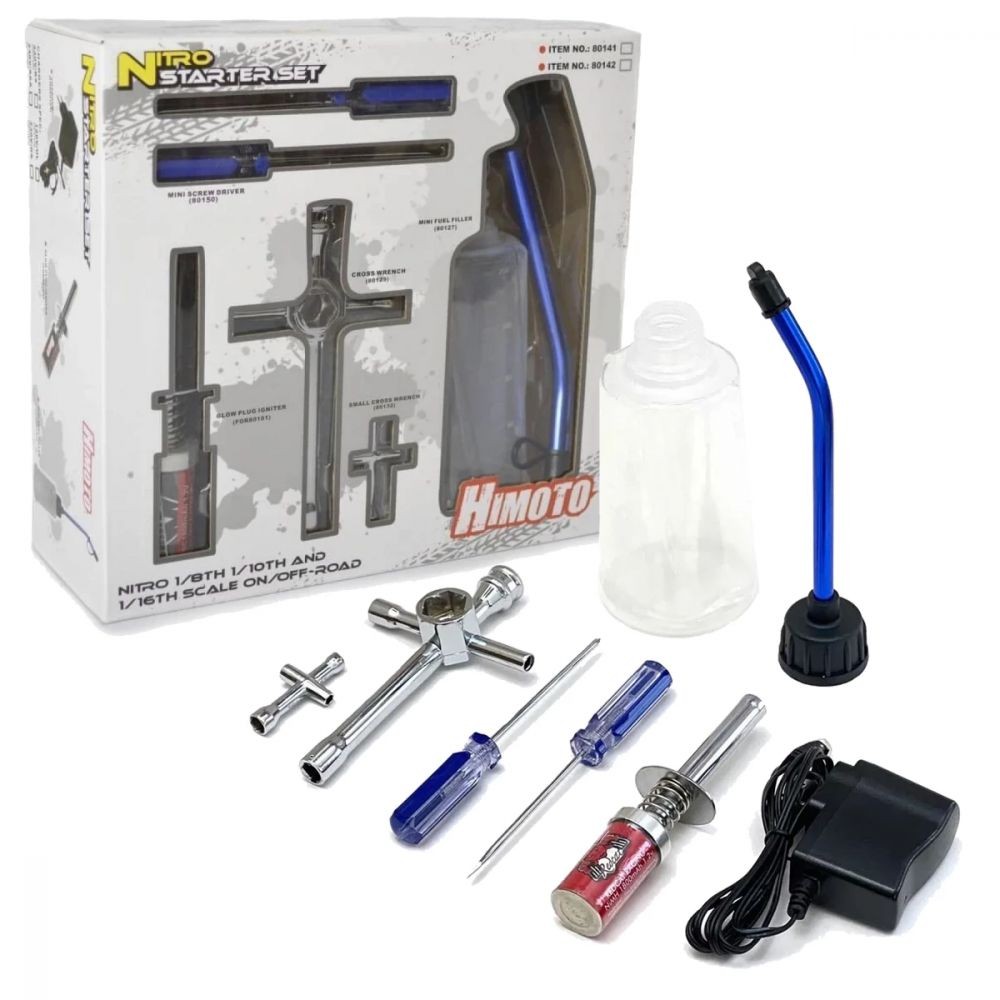 Kit Starter Aquecedor de Vela Himoto P/ Automodelo Nitro Completo com Carregador | Shopee Brasil