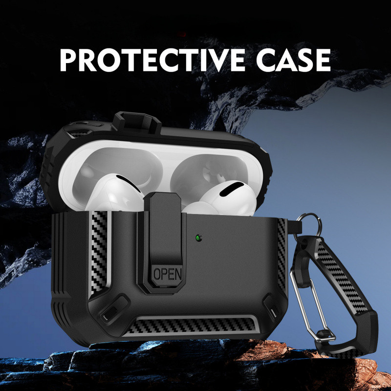 Com Trava De Segurança Capa Para Airpod Airpods Pro3 2025 4 Anc Pro 3 2 ...