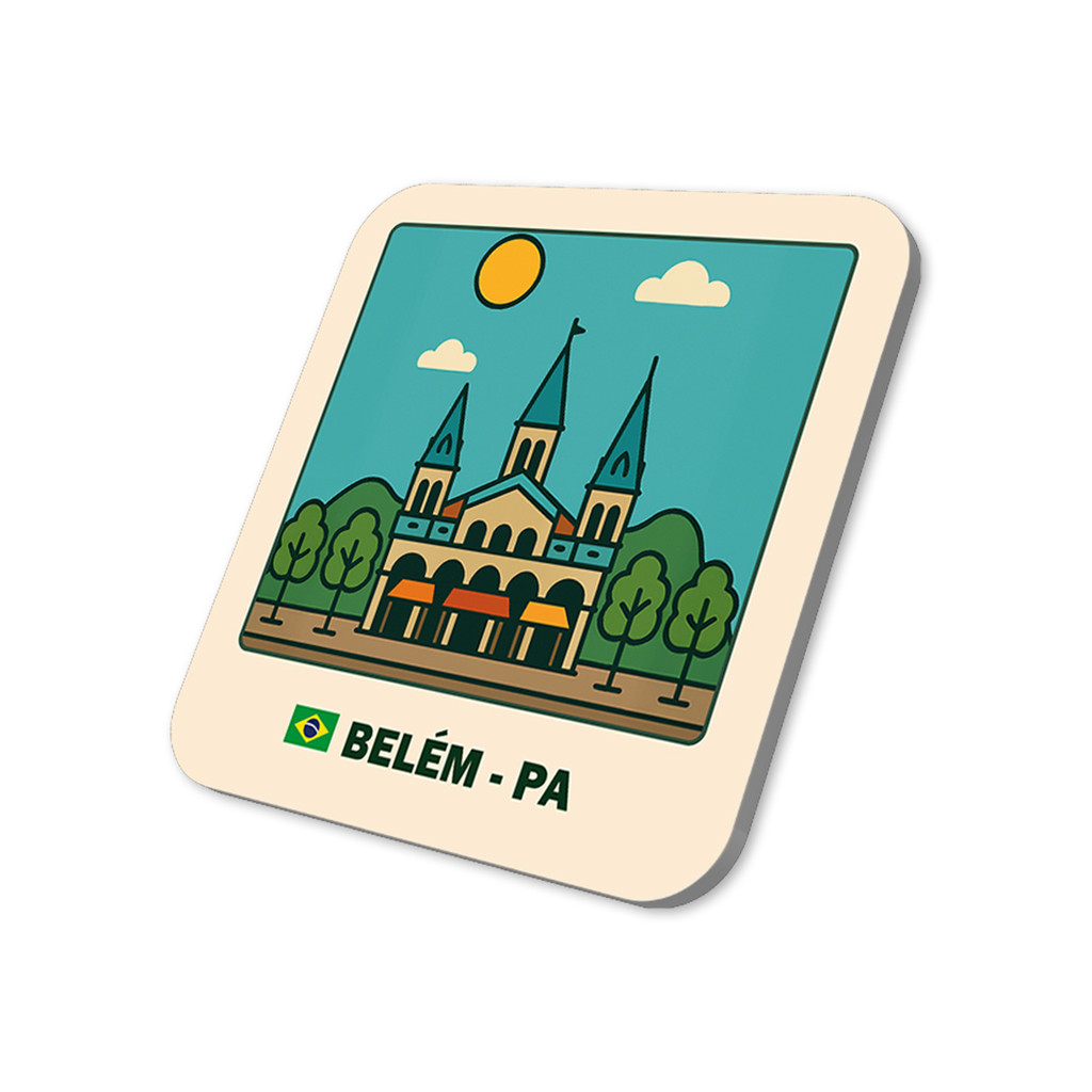 Imã Geladeira Belém - Pará Brasil 5x5cm De Metal | Shopee Brasil
