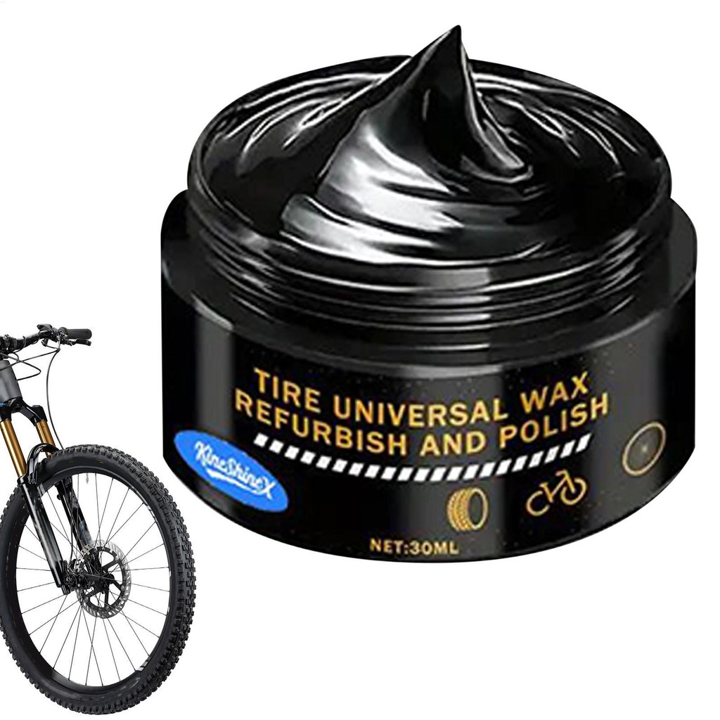 Car Tire Shine RV Wheel Restoring Paste Long-Lasting Car Tire Shine Wax ...