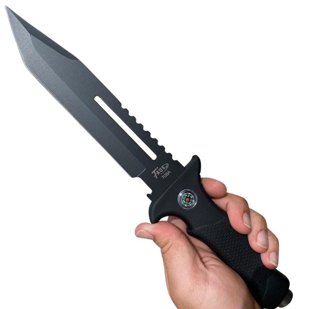 Faca Militar Tática Muito Afiada Esportiva Rambo Com Bainha 708/7199 ...