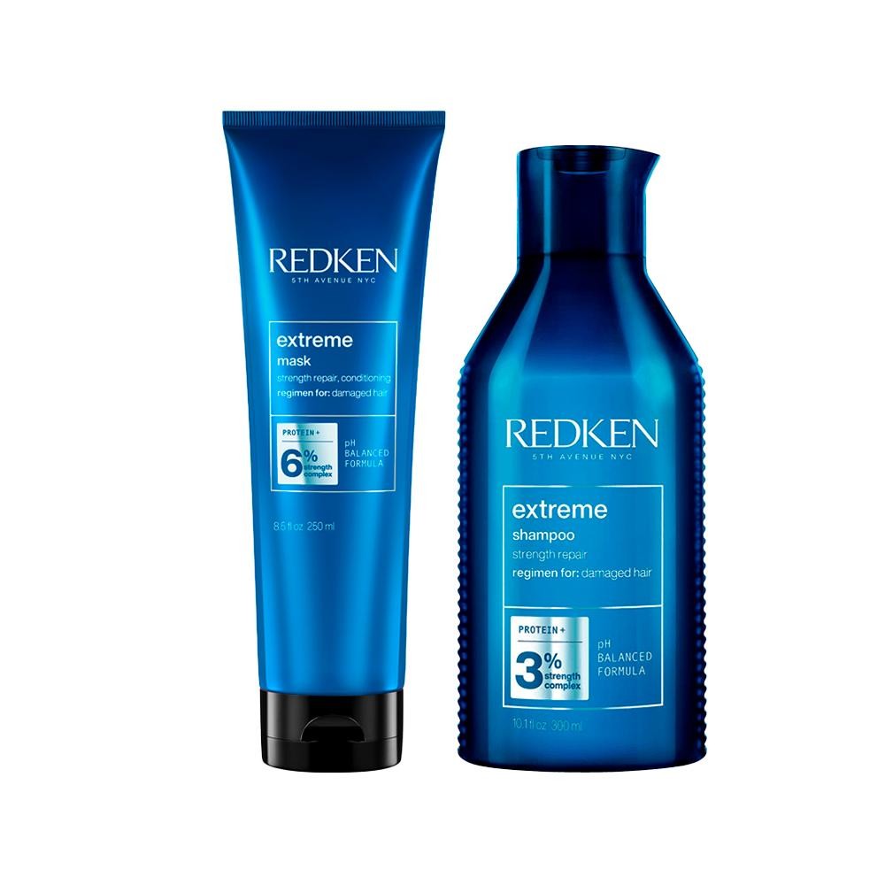 Kit Redken Extreme - Shampoo 300ml + Máscara 250ml | Shopee Brasil