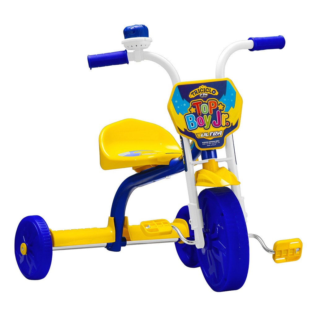 Triciclo Infantil Motoca Velotrol Menino Menina Ultra Bikes Cor Azul ...