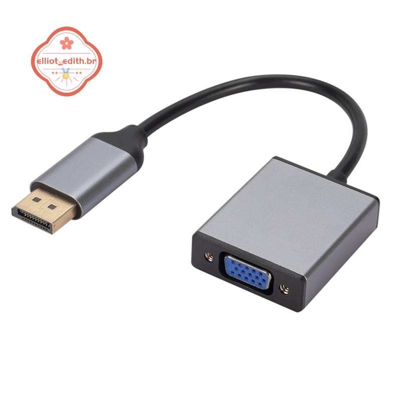 Porta De Exibição Do Adaptador Vga Para Displayport | Shopee Brasil