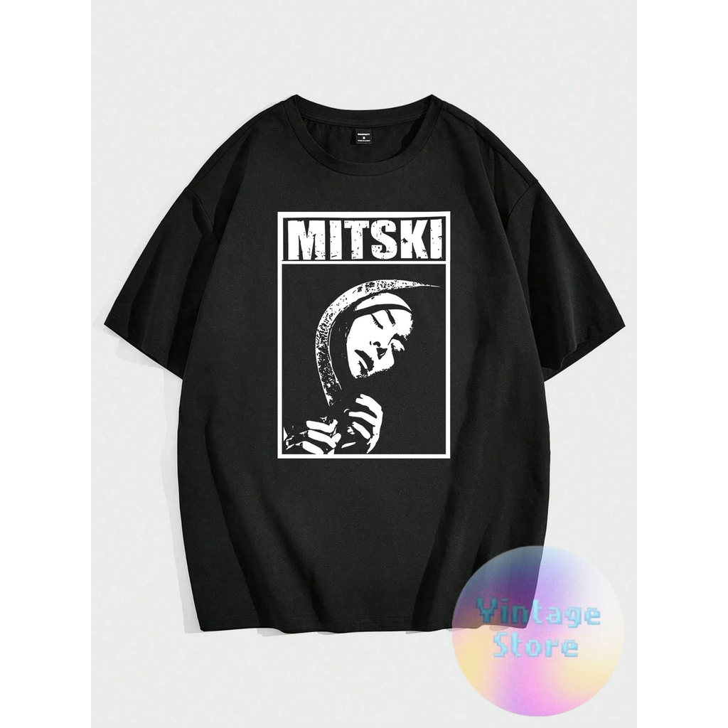 Camiseta Algodão Mitski Vintage Tee Premium Lançamento Alta Qualidade ...