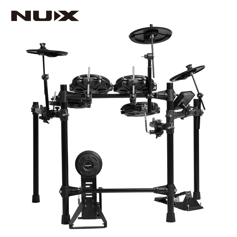 NUX NUX DM-200 Conjunto de bateria eletrônica de malha completa Tambor eletrônico profissional ...