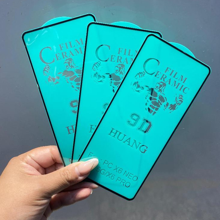 Kit 3 Películas Cerâmica Xiaomi POCO: X3,X4,X5,X6,X7,Pro,GT,F3GT,F4GT ...