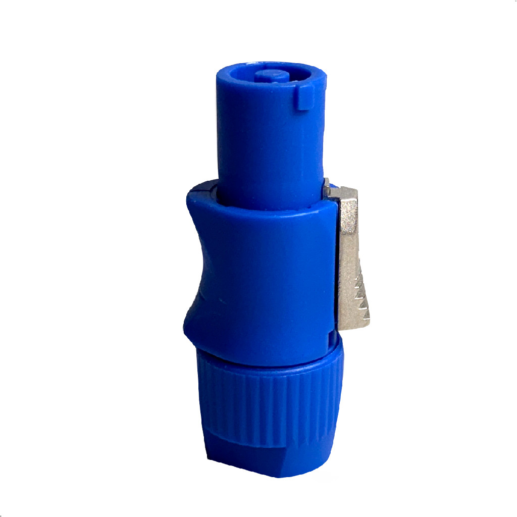 Conector Power-con Macho Azul Indoor Para Painel | Shopee Brasil