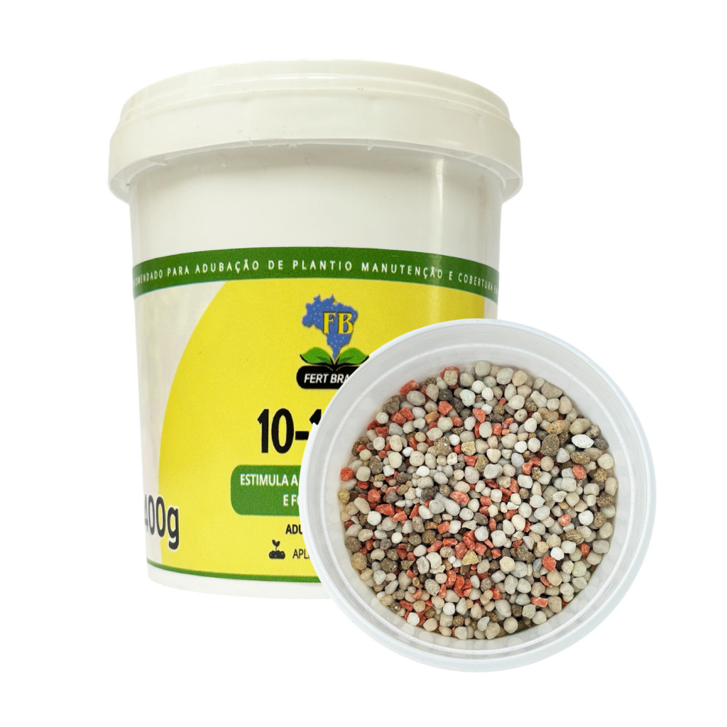 Fert Brasil Adubo Fertilizante Npk 10x10x10 400g jardinagem | Shopee Brasil
