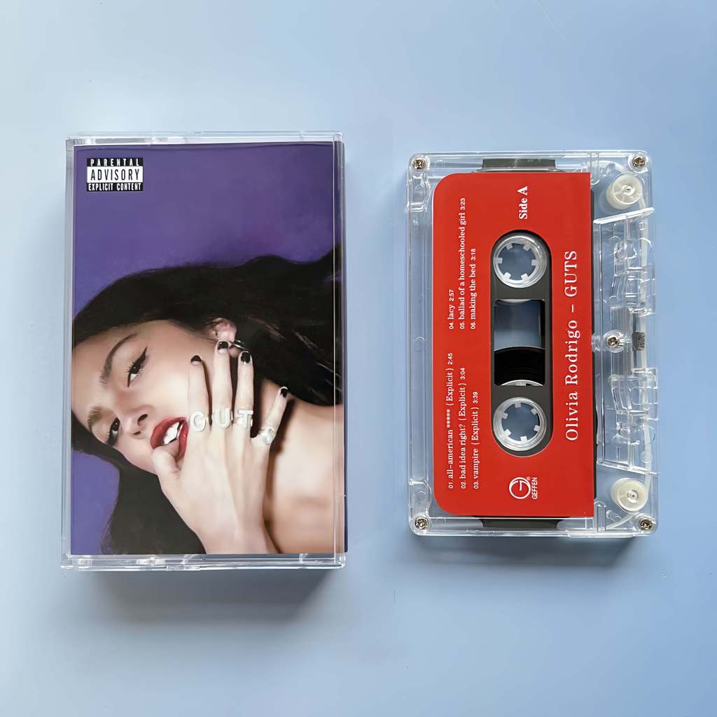 Olivia Rodrigo GUTS Fita K7 Cassette Tape Brand New [Lacrado] Original ...