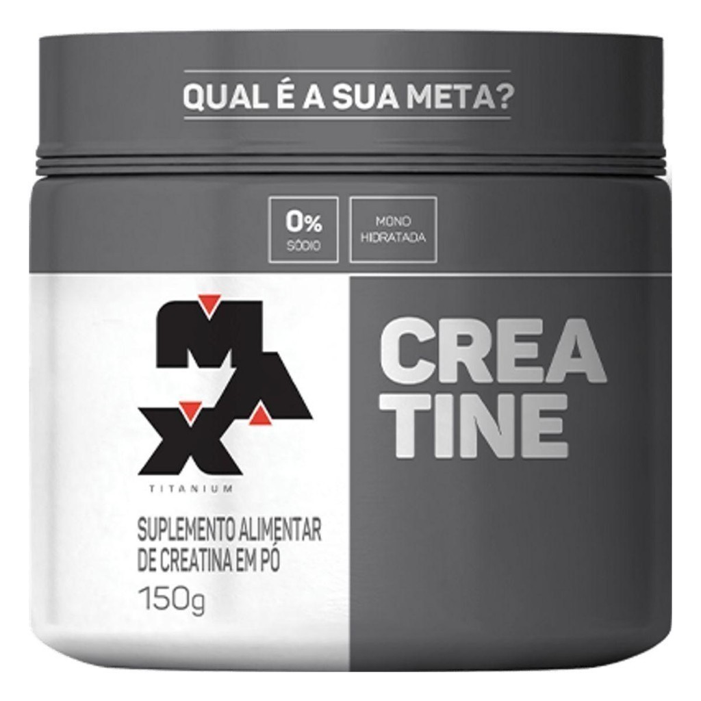 Creatina Max Titanium 150g Creatine 100% Pura Monohidratada | Shopee Brasil