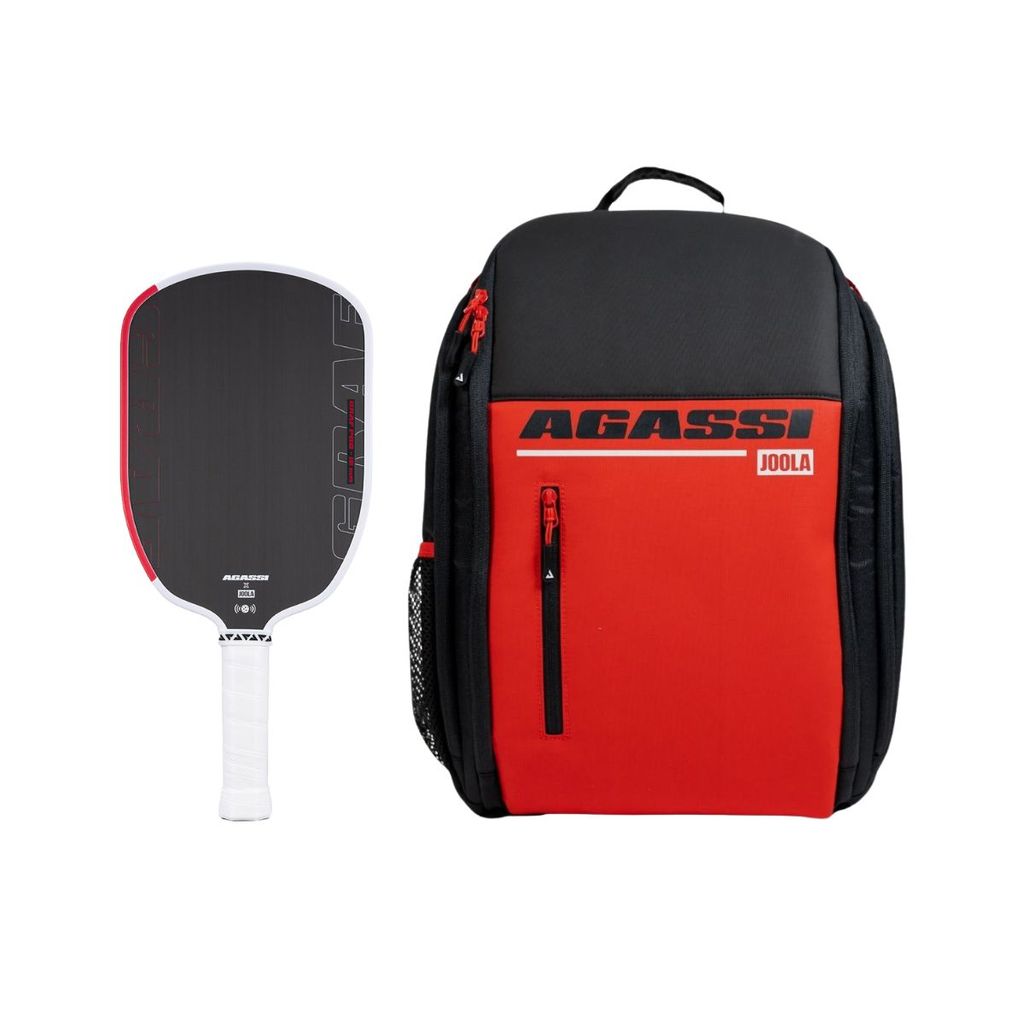 Kit Raquete de Pickleball JOOLA Graf Pro 16mm + Mochila JOOLA Agassi ...