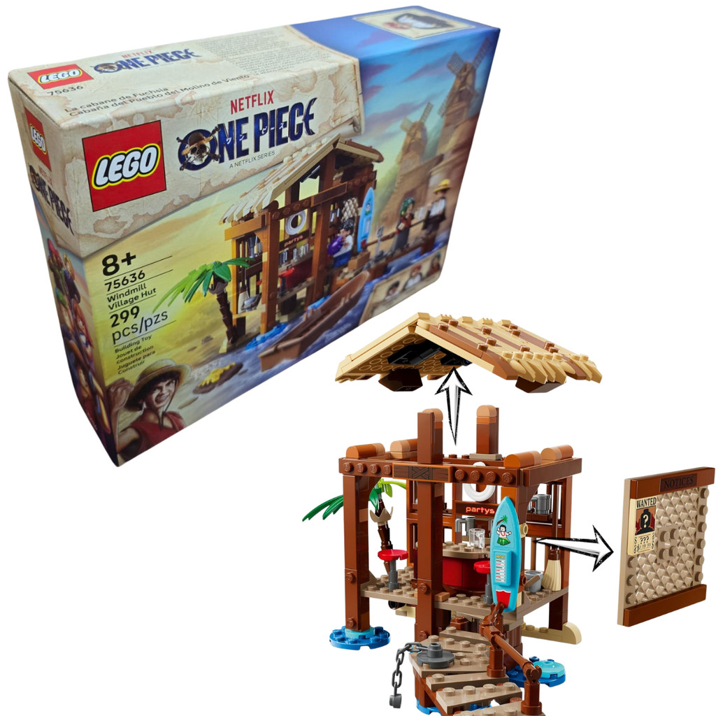 Lego Cabana da Vila Fusha One Piece 75636 | Shopee Brasil