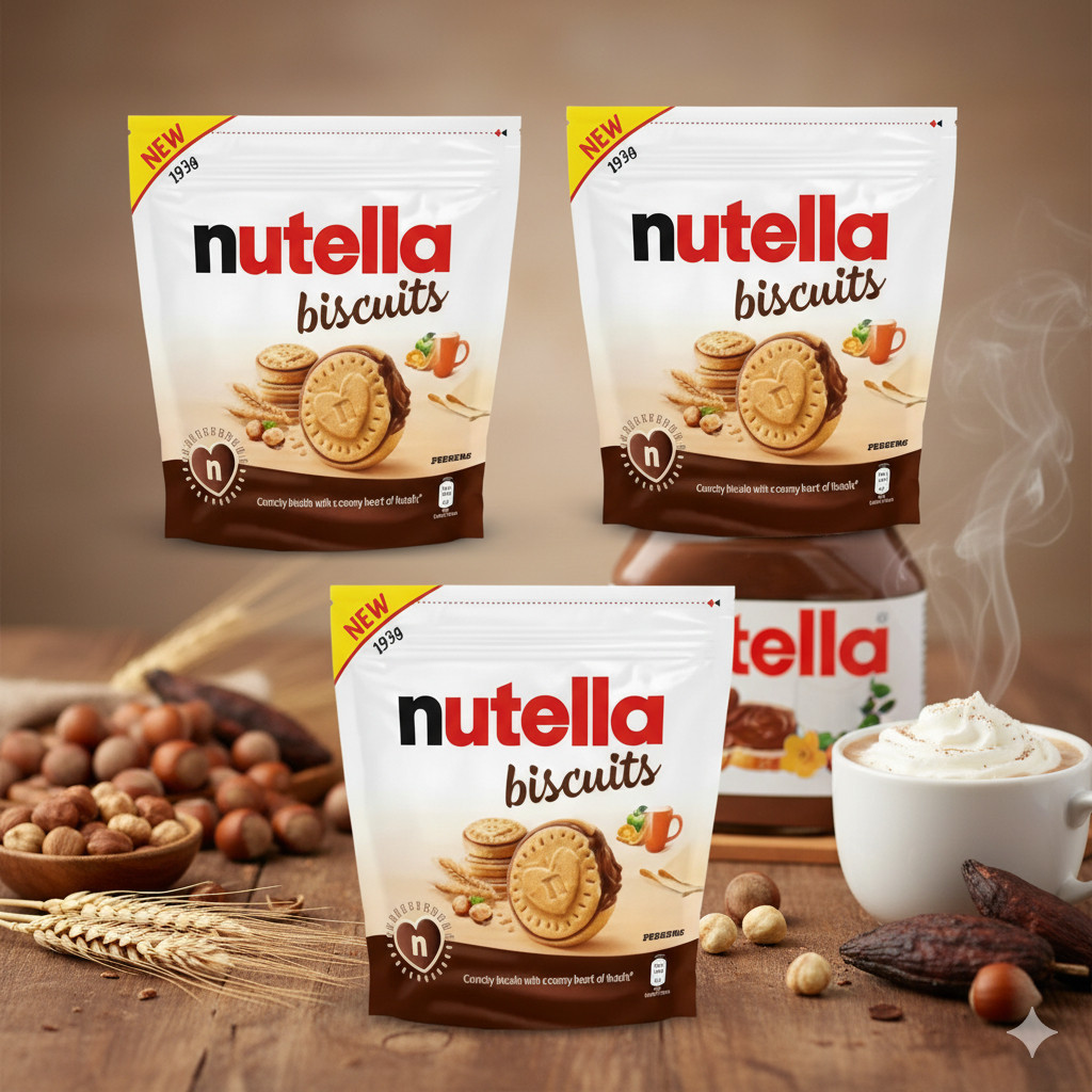 COMBO 3 UNIDADES NUTELLA BISCUIT 304G – BISCOITO WAFER CROCANTE COM ...