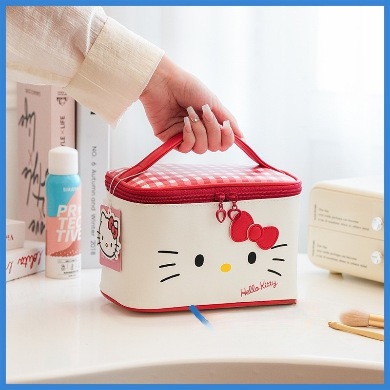 Necessaire Sanrio Fofa Cinnamoroll Hello Kitty Kuromi Portátil Grande ...