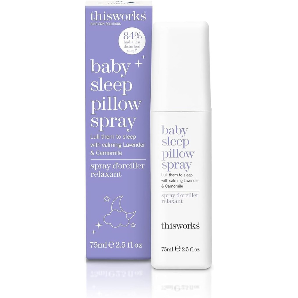 This Works Baby Sleep Pillow Spray, 75ml - Paediatrician Approved Baby ...