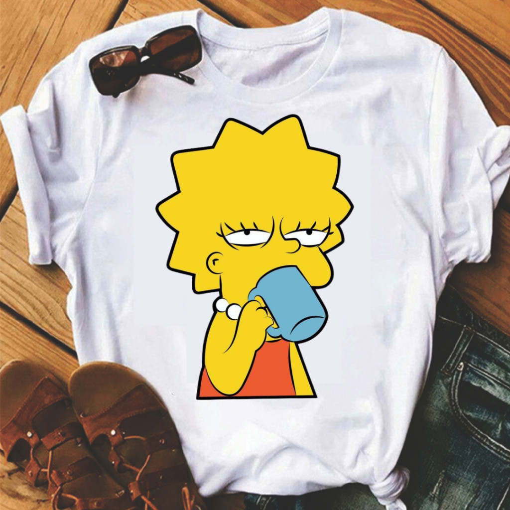 Camisetas Femininas Estampas Animadas Roupa Feminina | Shopee Brasil