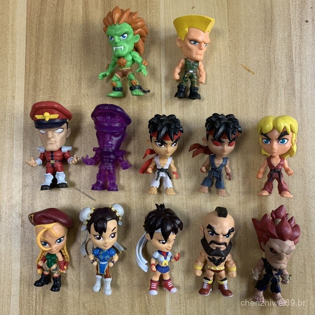 Figuras de Street Fighter em Massa Figuras Feitas à Mão Gou Ryuu Ken ...