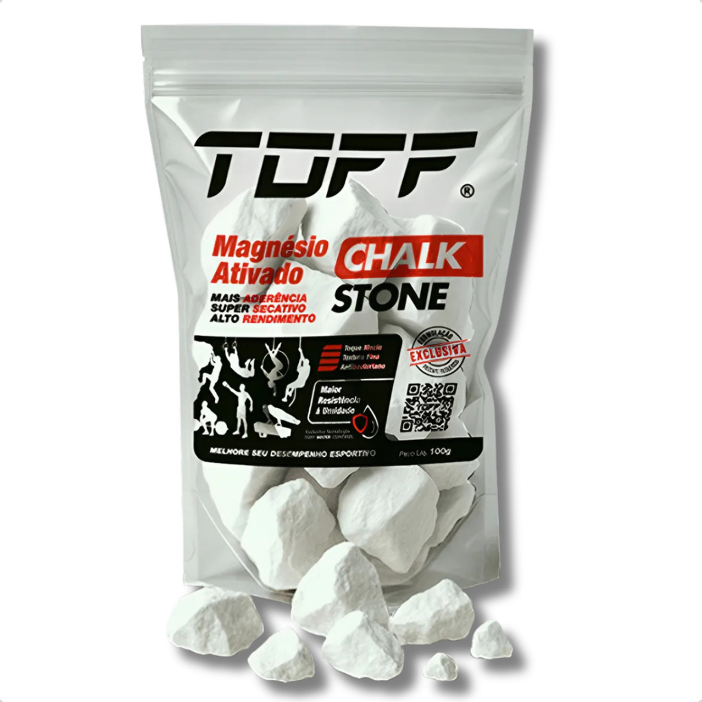Chalk Stone Magnésio Ativado em Pedra 100g TOFF | Shopee Brasil