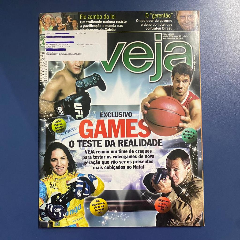 Revista Veja 2350 - Ano 46 - Nº 49 - Games - O Teste da Realidade de ...
