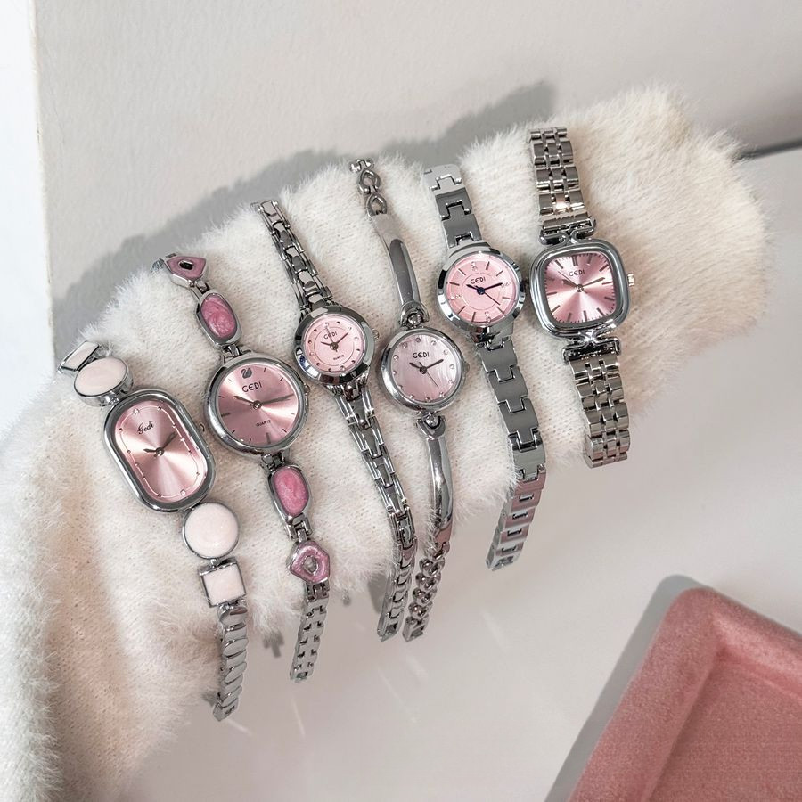 Coleção de Relógios Rosa Quartzo à Prova d'Água Luxo Leve Design de ...