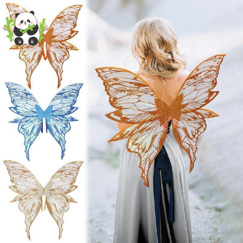 Fantasia Luz Asas De Fada Elfo Ornamento Traseiro De Borboleta ...
