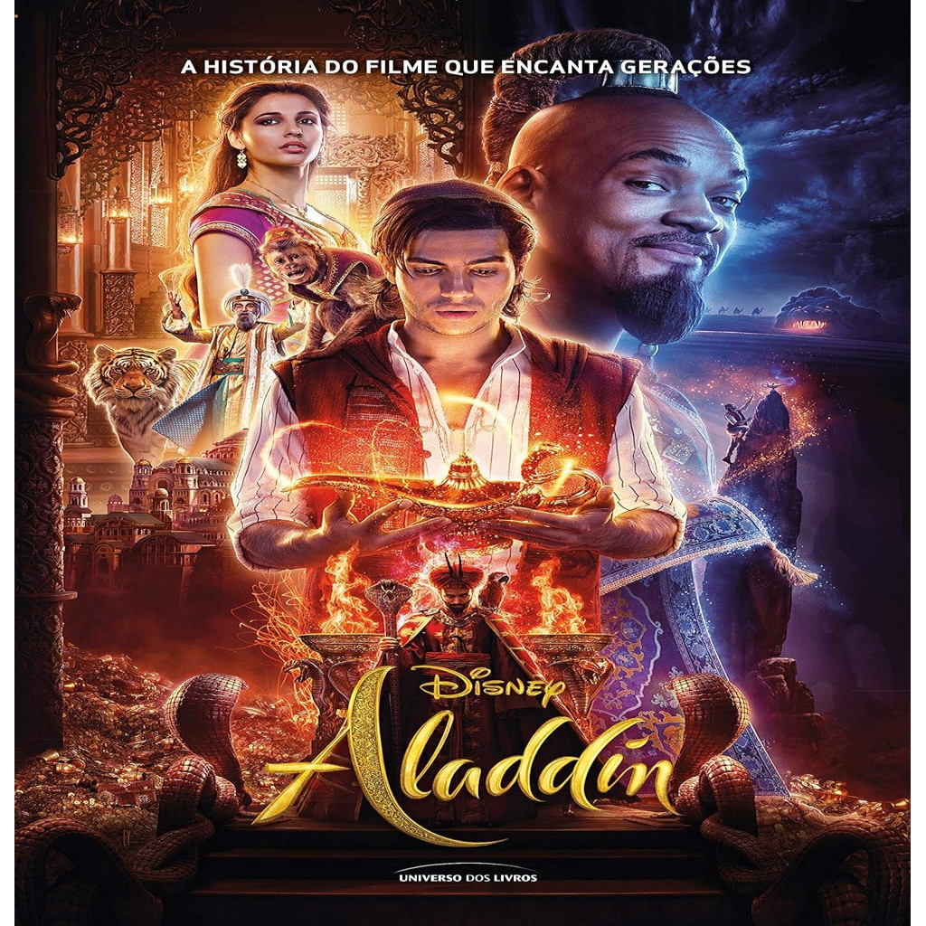 Aladdin: A história do filme da Disney autor Elizabeth Rudnick | Shopee ...
