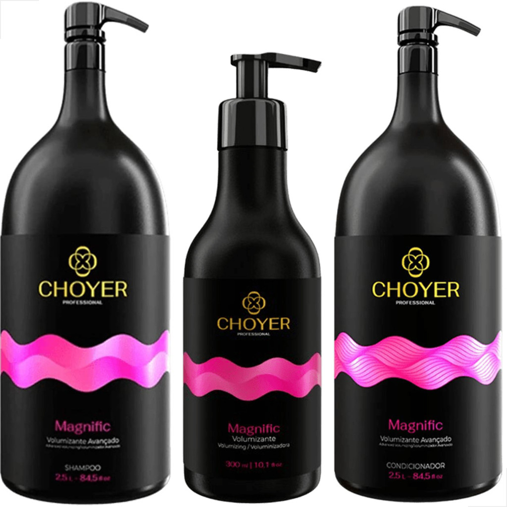 Kit Banho e Tosa Magnific Volumizante Choyer Finalizador | Shopee Brasil