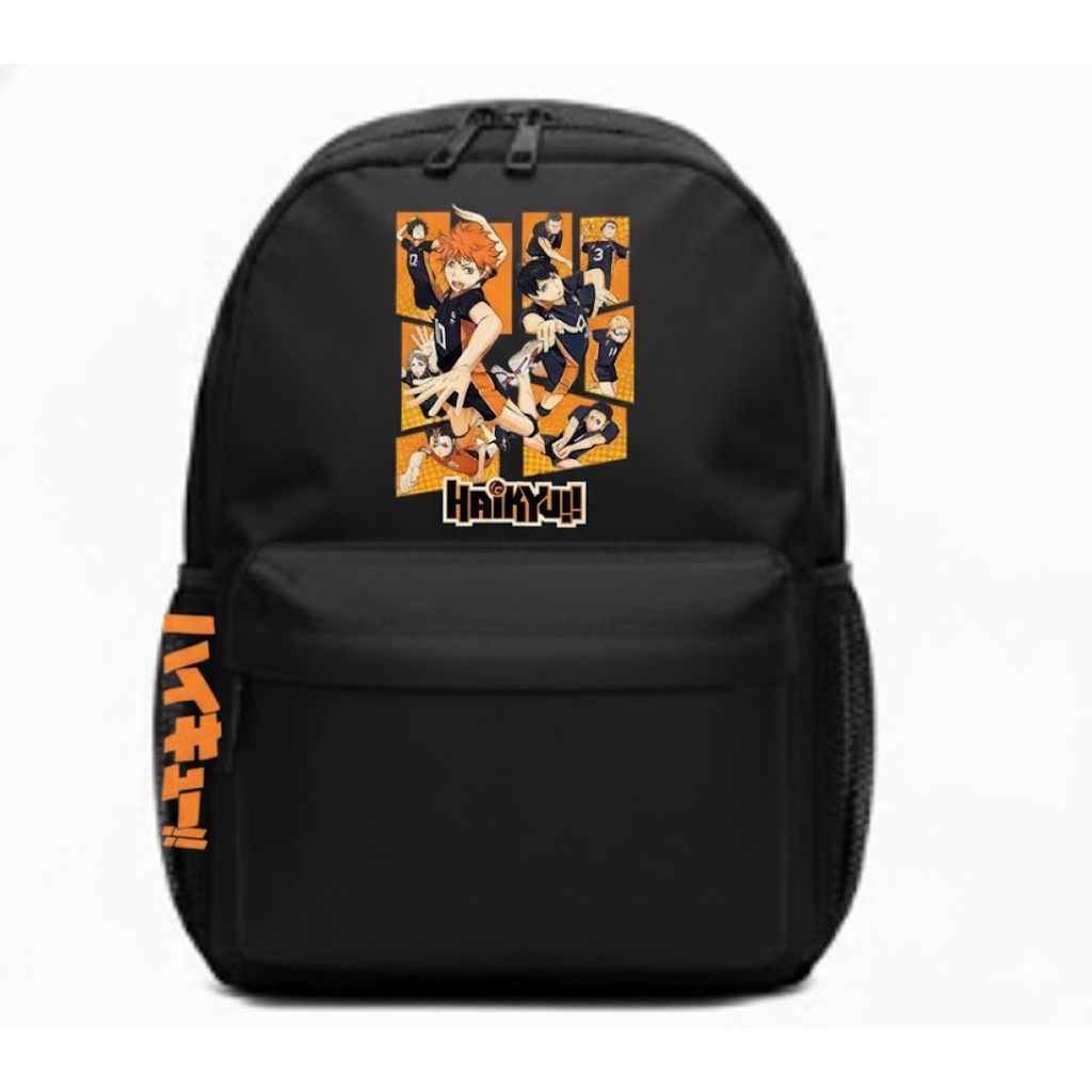 Mochila Haikyuu Karasuno Anime Backpack Volleyball Japan School Bag ...