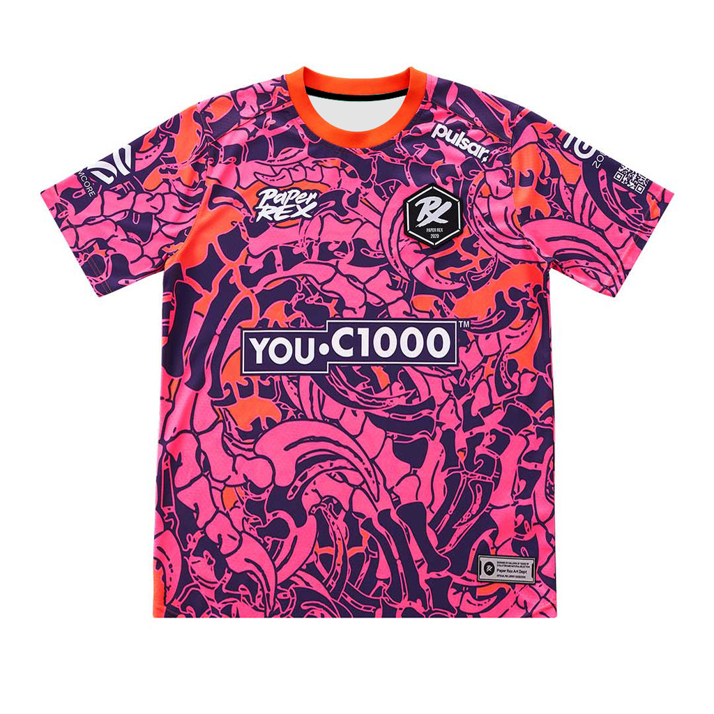 Papel Rex Raptor 2026 Camisa Uniforme VALORANT Esports Club PRX Moda ...