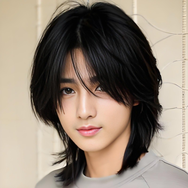 Peruca De Cabelo Curto , Japonês E Coreano Bonito Lobo Cauda Multa ...