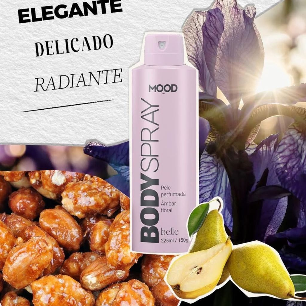 Body Splash Spray Belle Mood - Perfume e Fragrância Marcante e Delicada ...