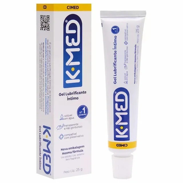 Lubrificante Intimo K-Med tradicional com 25g | Shopee Brasil