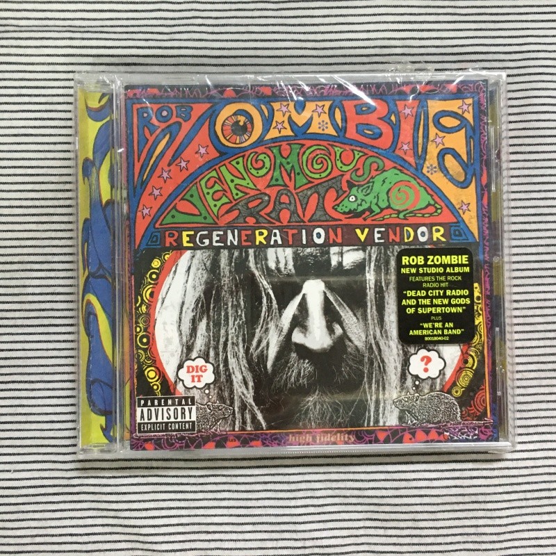 (Novo) Rob Zombie – Fornecedor De Regeneração De Ratos Venônimos jia7 ...