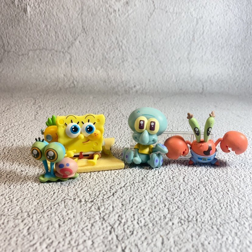 Brinquedo Modelo de Decoração de Mesa da Moda Bob Esponja Calça ...